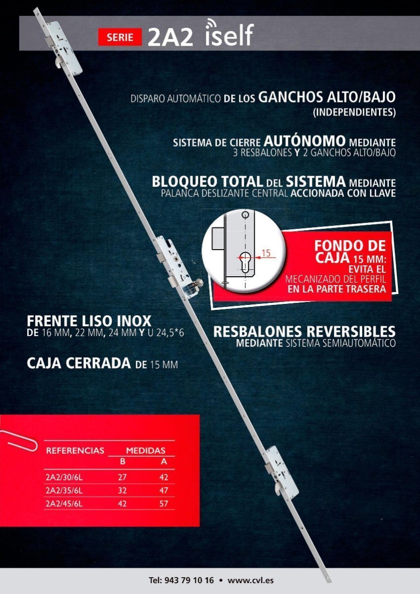 Nueva cerradura multipunto automática iSelf – CVL
